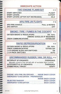 737-700/800 Quick Reference Guide (QRG)